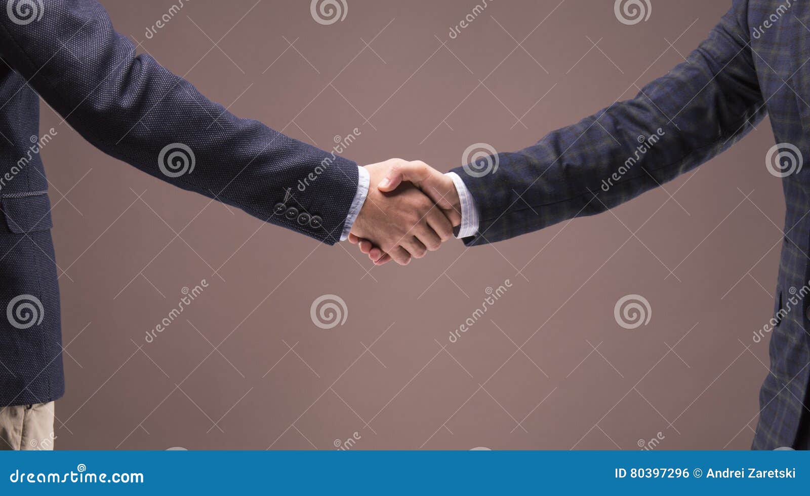 Two Men in Suits Shake Hands Stock Photo - Image of happy, company ...