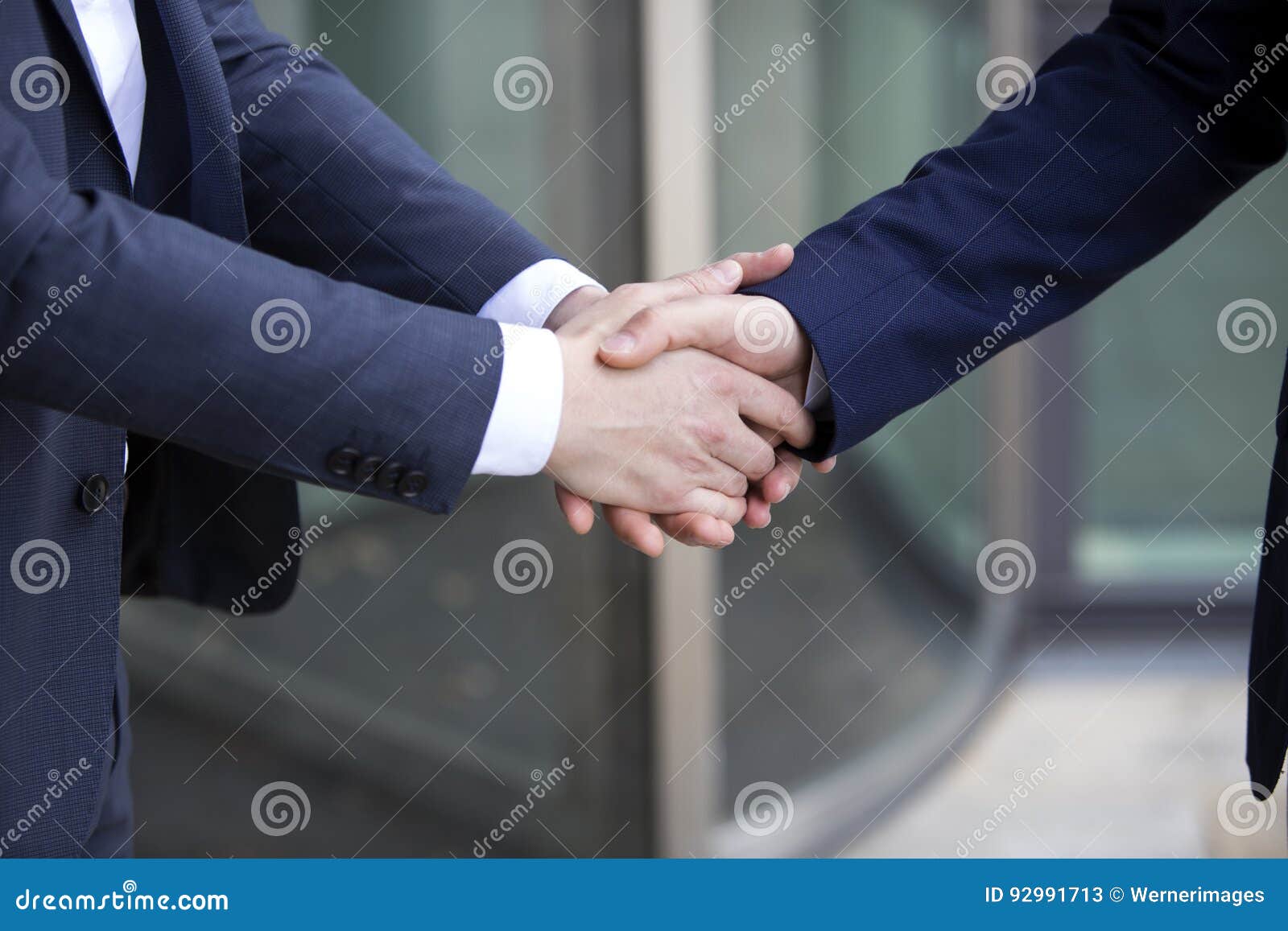 Two Men in Suits Shaking Hands Stock Image - Image of greeting ...