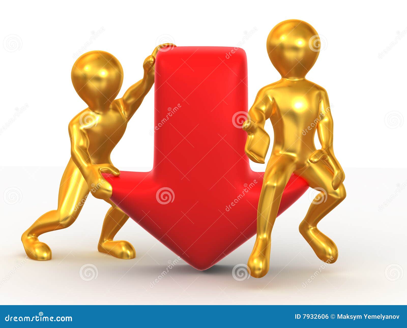 Two Men with Symbol Download Stock Illustration - Illustration of ...