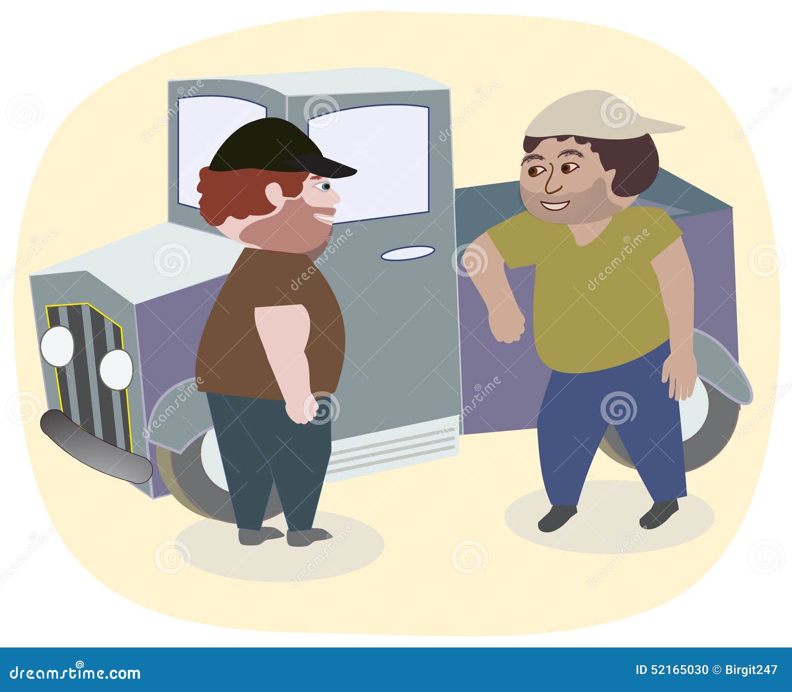 Truckers Cartoons, Illustrations & Vector Stock Images - 36 Pictures to ...