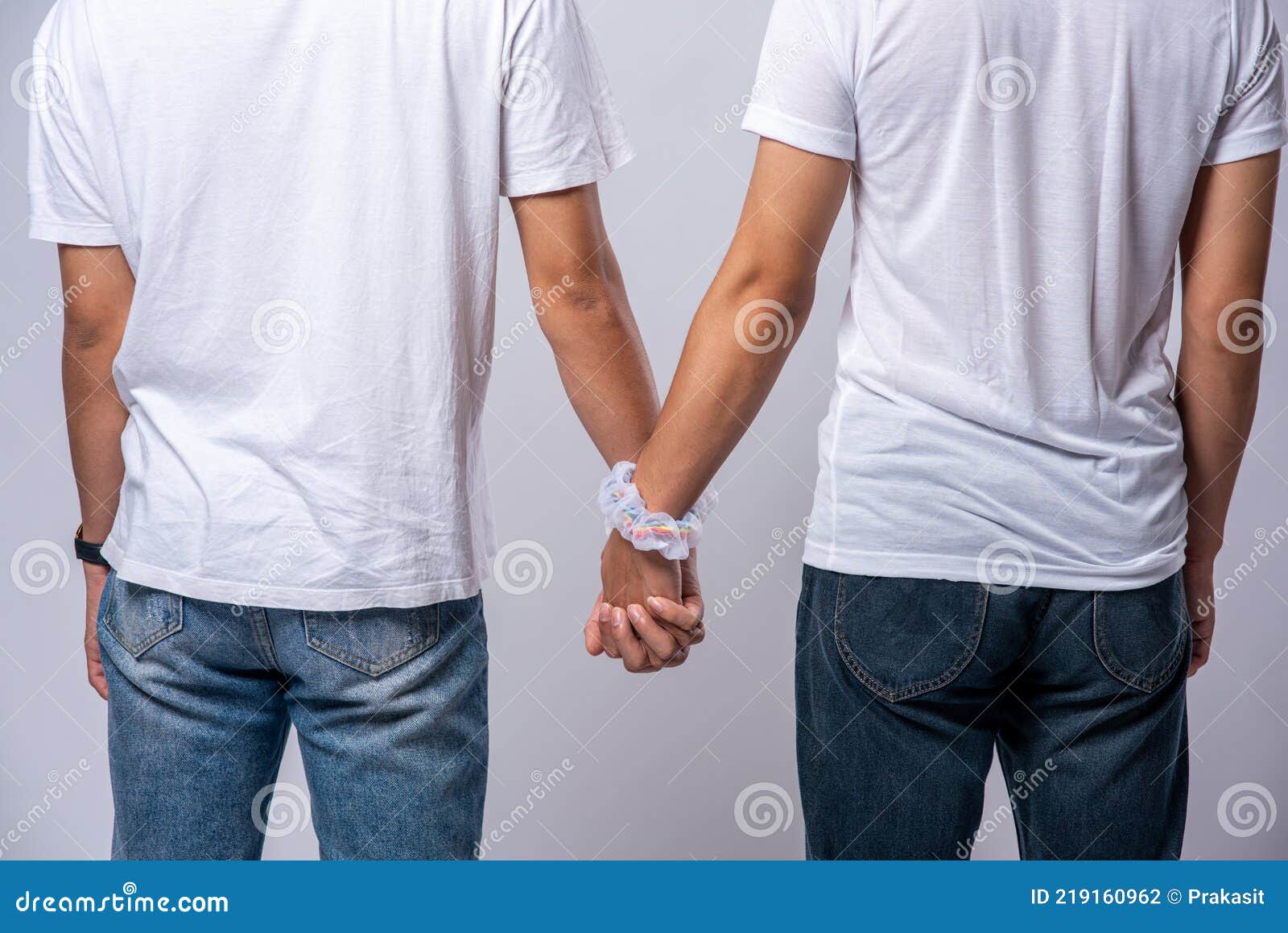 Two Men Who Love Each Other Stand Hand in Hand Stock Photo - Image of ...