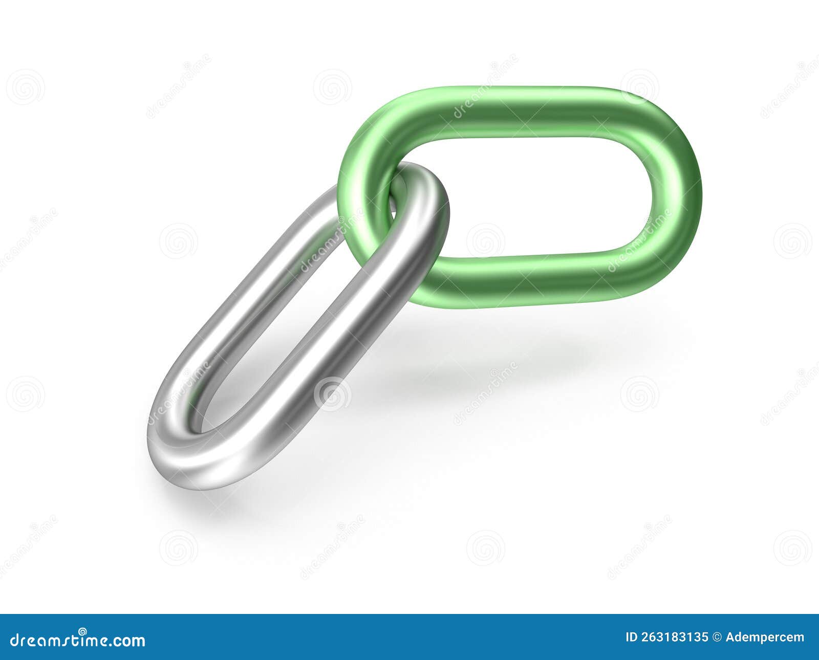 Two Metal Chain stock illustration. Illustration of isolated - 263183135