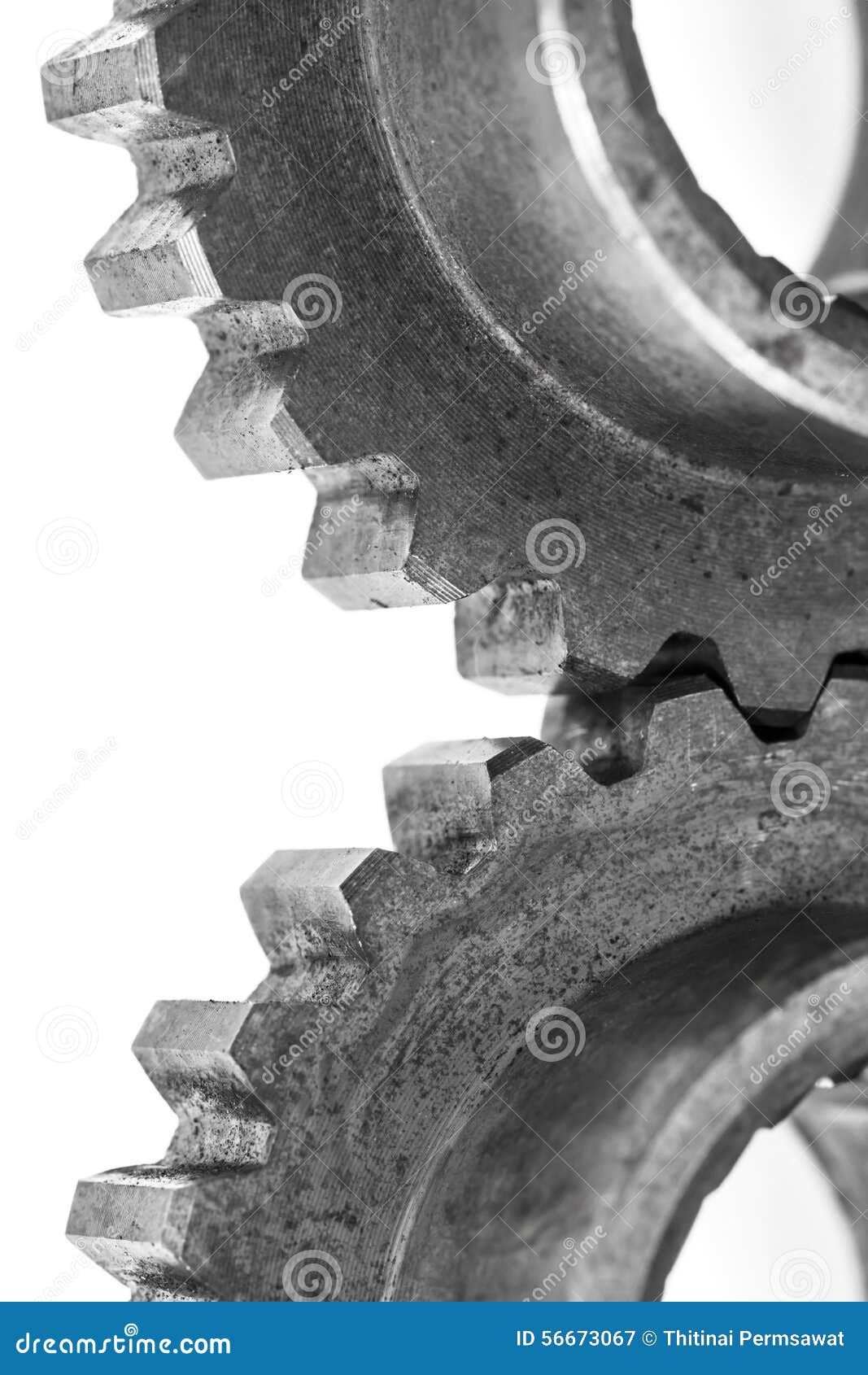 Two metal cog gears stock image. Image of mechanical - 56673067