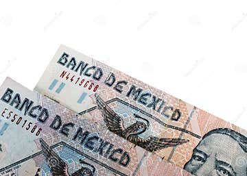 Two Mexican Pesos stock photo. Image of mexican, close - 13429394