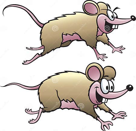 Two Mice stock vector. Illustration of vector, mice, jumping - 15944009