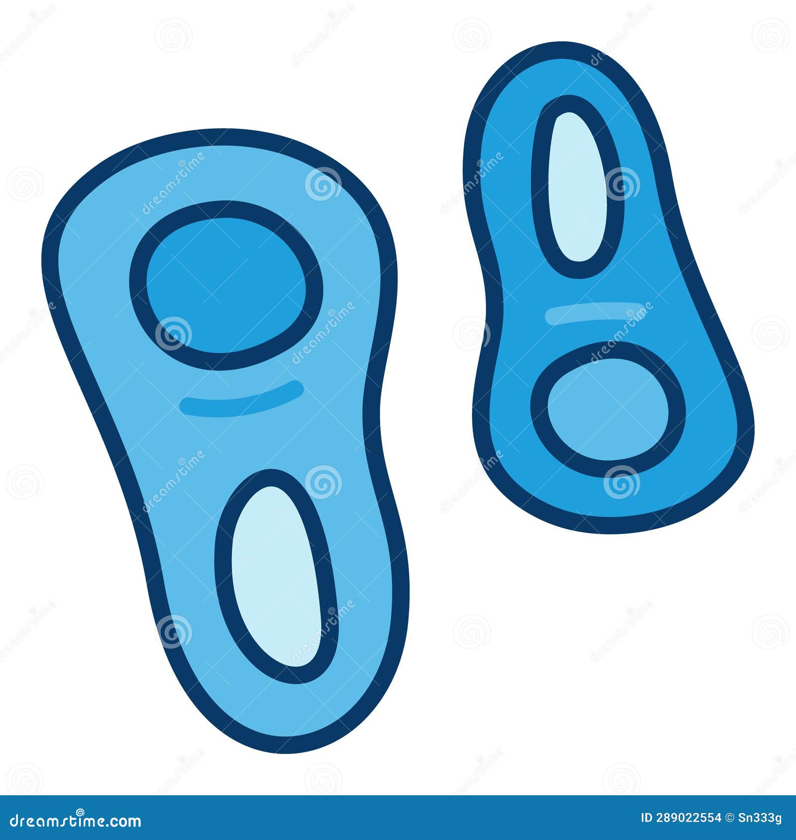 Two Microbes Vector Concept Blue Icon or Symbol Stock Illustration ...