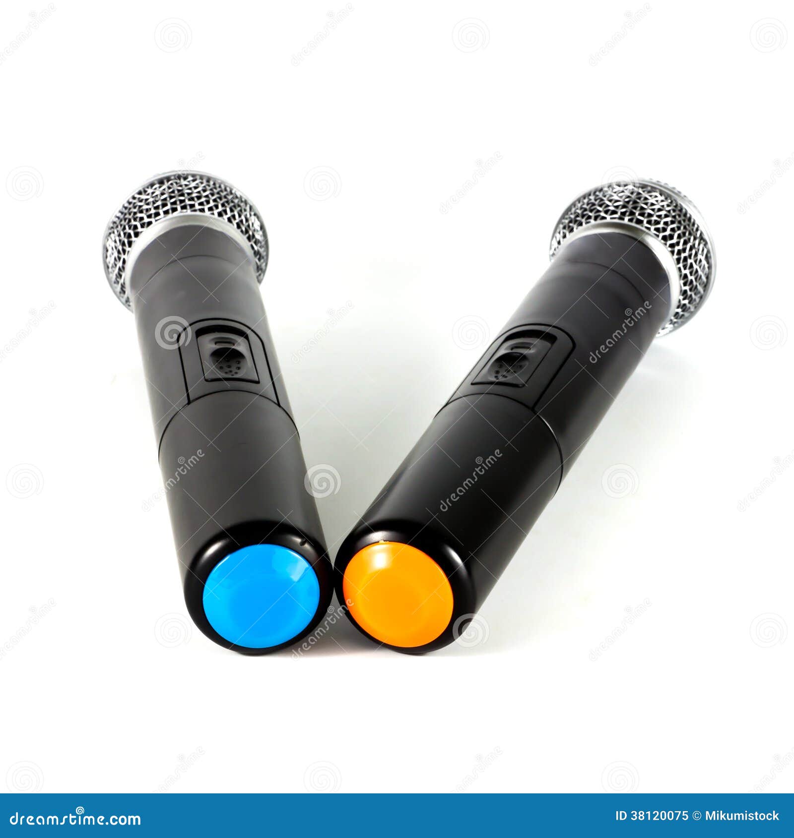 Two microphone wireless stock image. Image of event, concert - 38120075