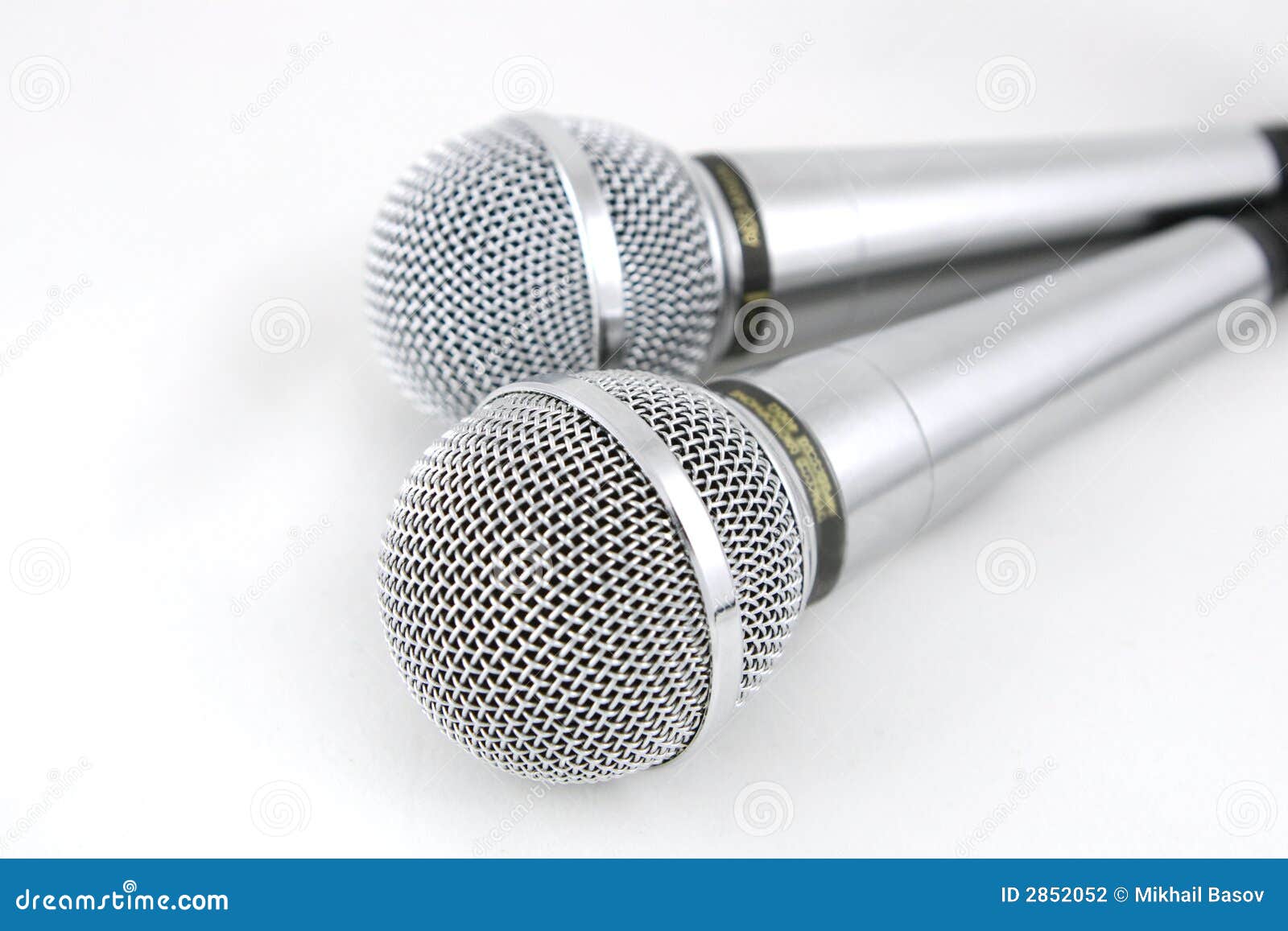 Two Open Mic Microphones