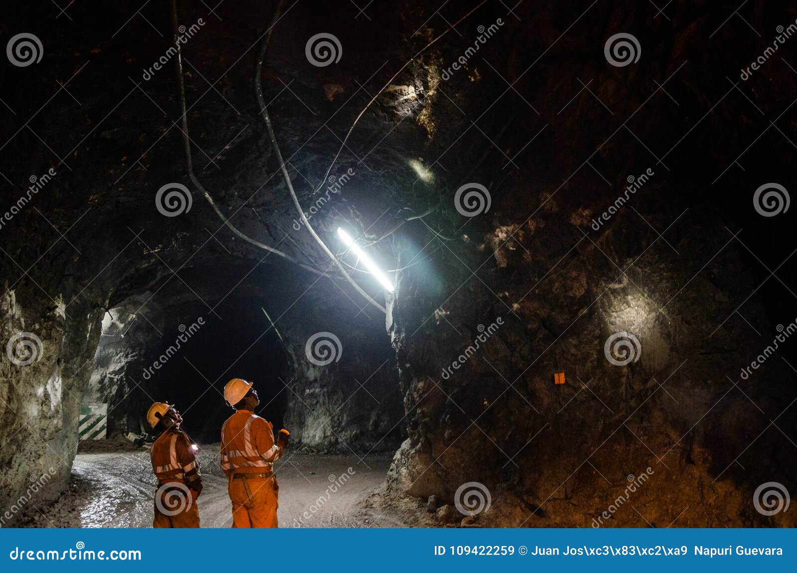 Two miners editorial stock image. Image of engineering - 109422259