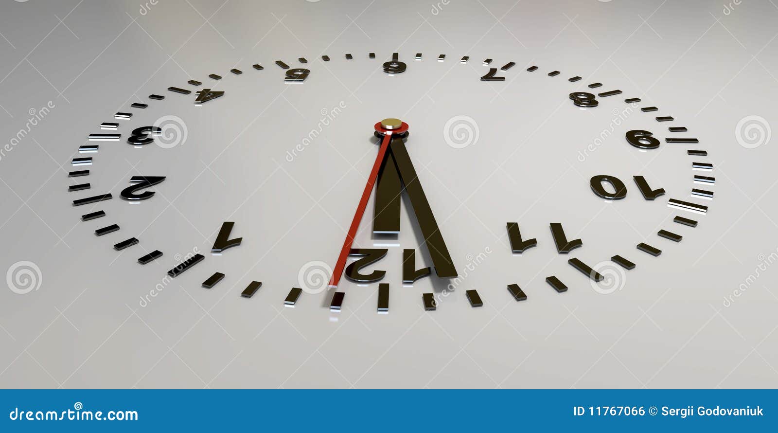 Two minutes to midnight stock illustration. Illustration of number ...