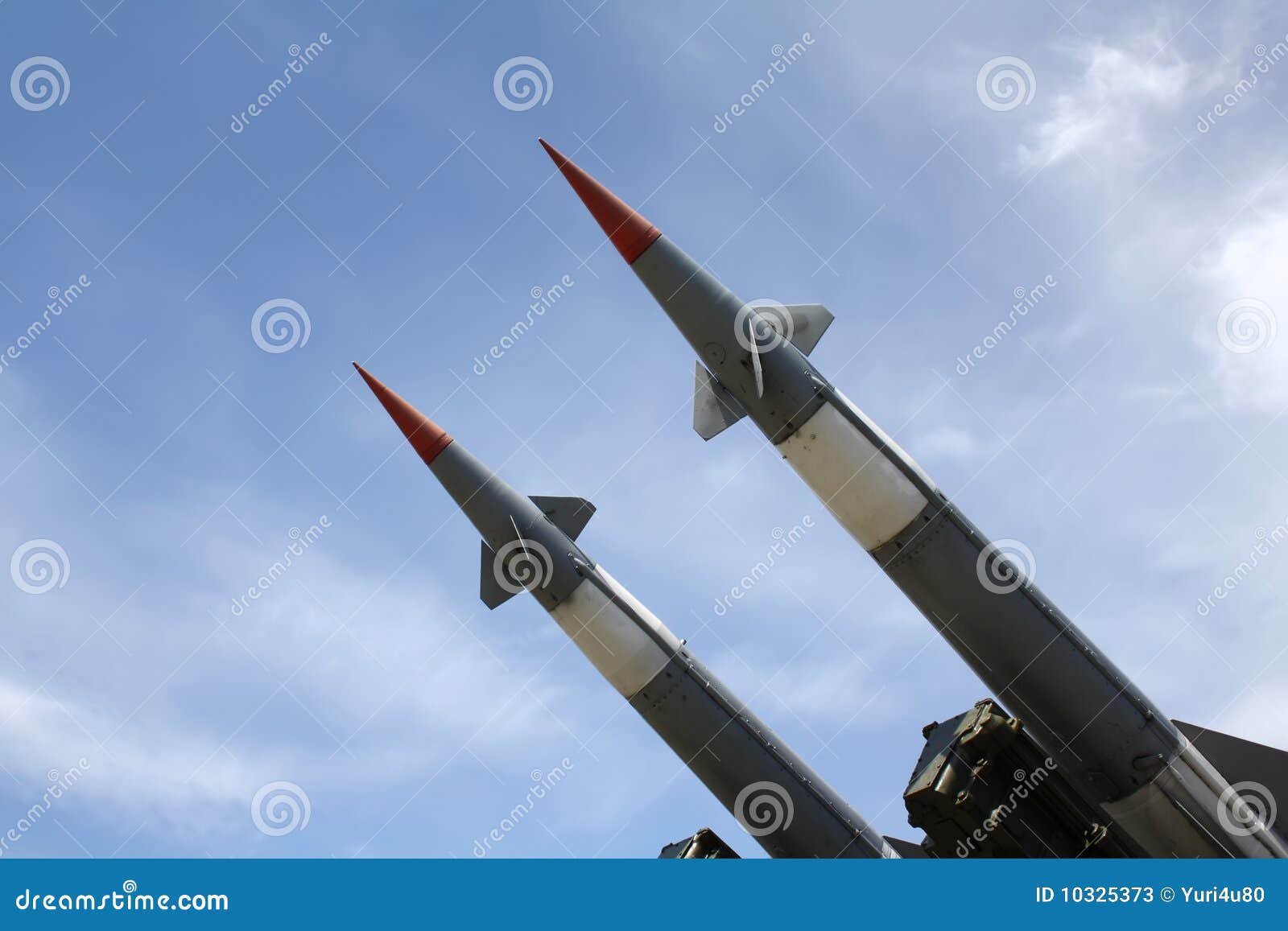 Two missiles stock image. Image of destruction, launch - 10325373