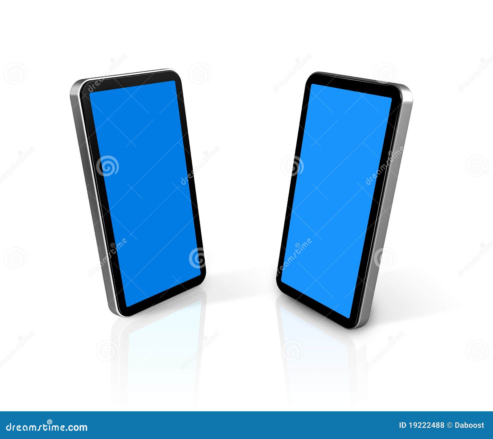 Two mobile phones stock illustration. Illustration of cellular - 19222488