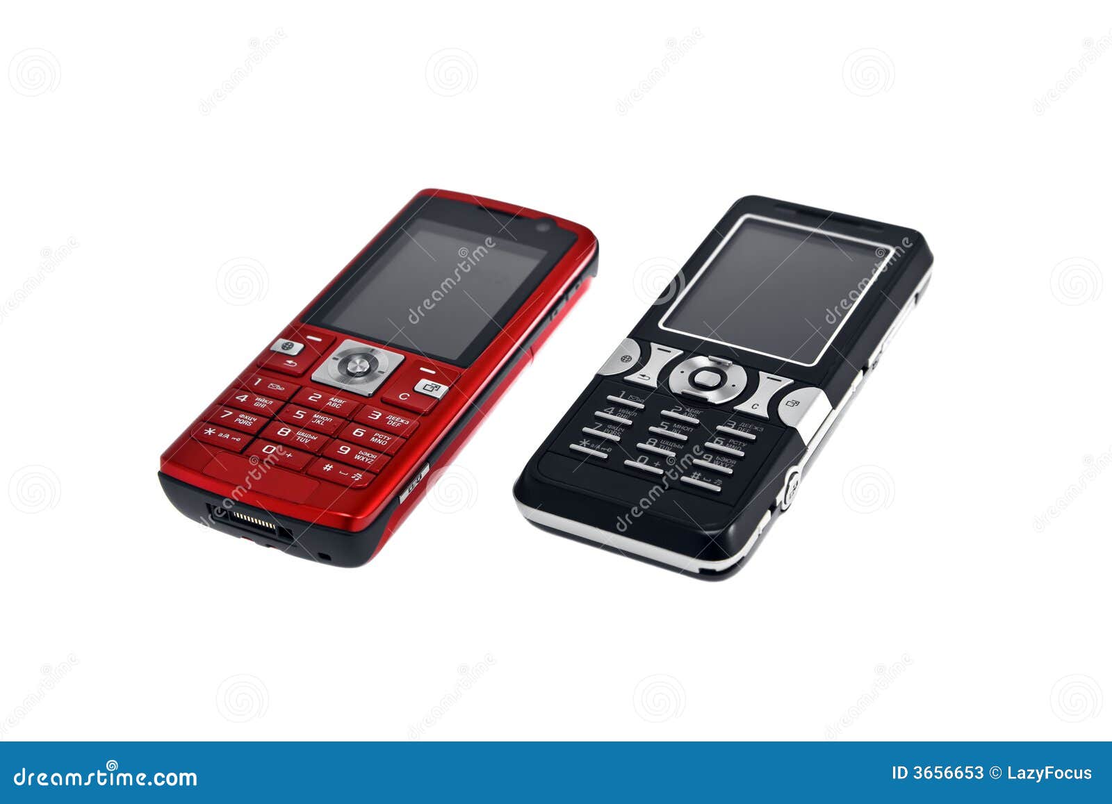 Two mobile phones stock image. Image of cellphone, message - 3656653