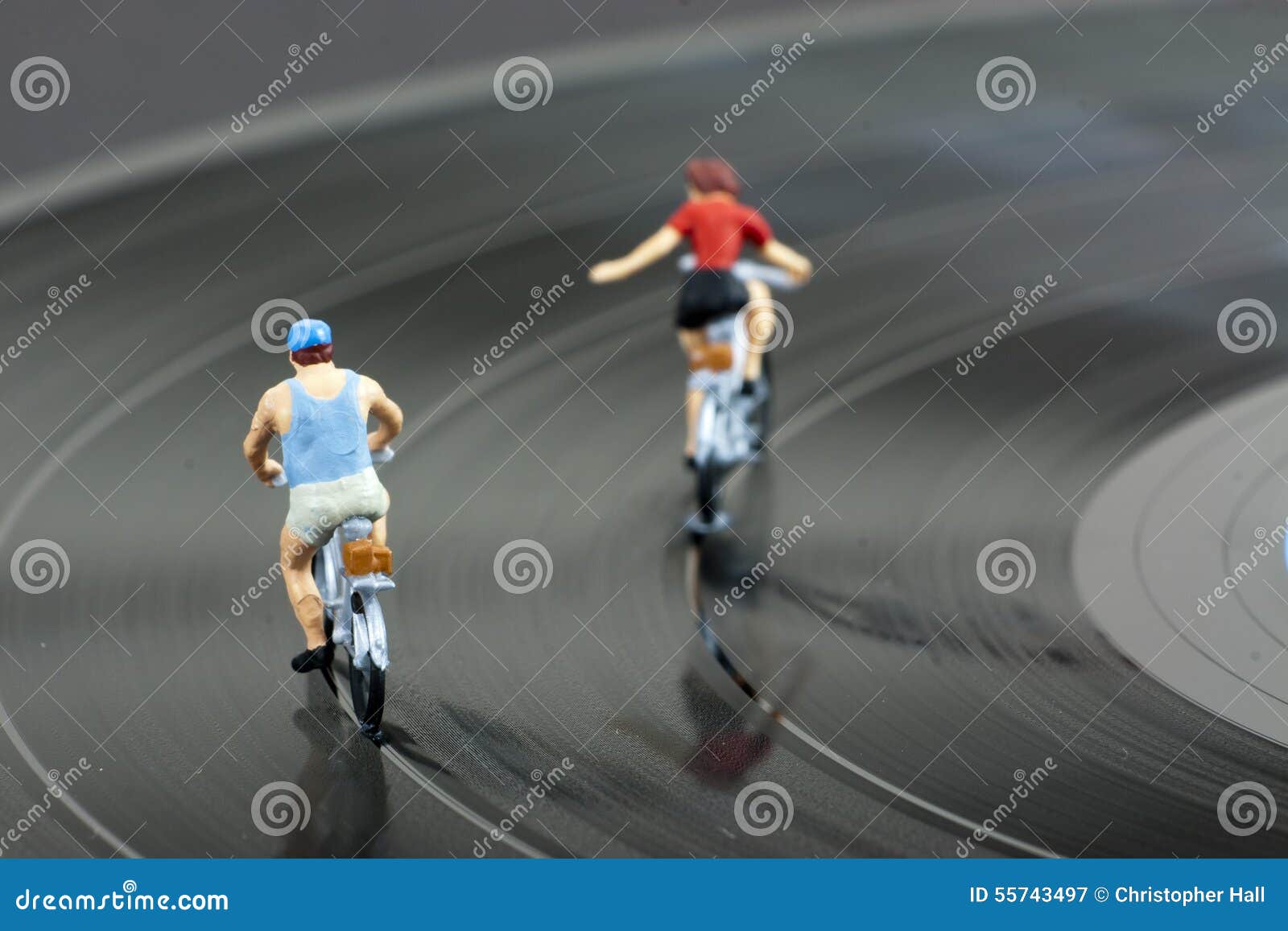Two Model People in Cycle Race Stock Image - Image of ride, woman: 55743497