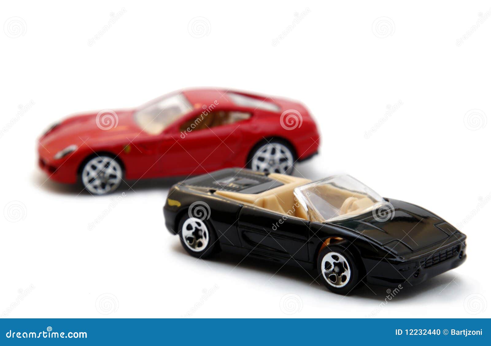 Two model sports cars stock photo. Image of miniature - 12232440