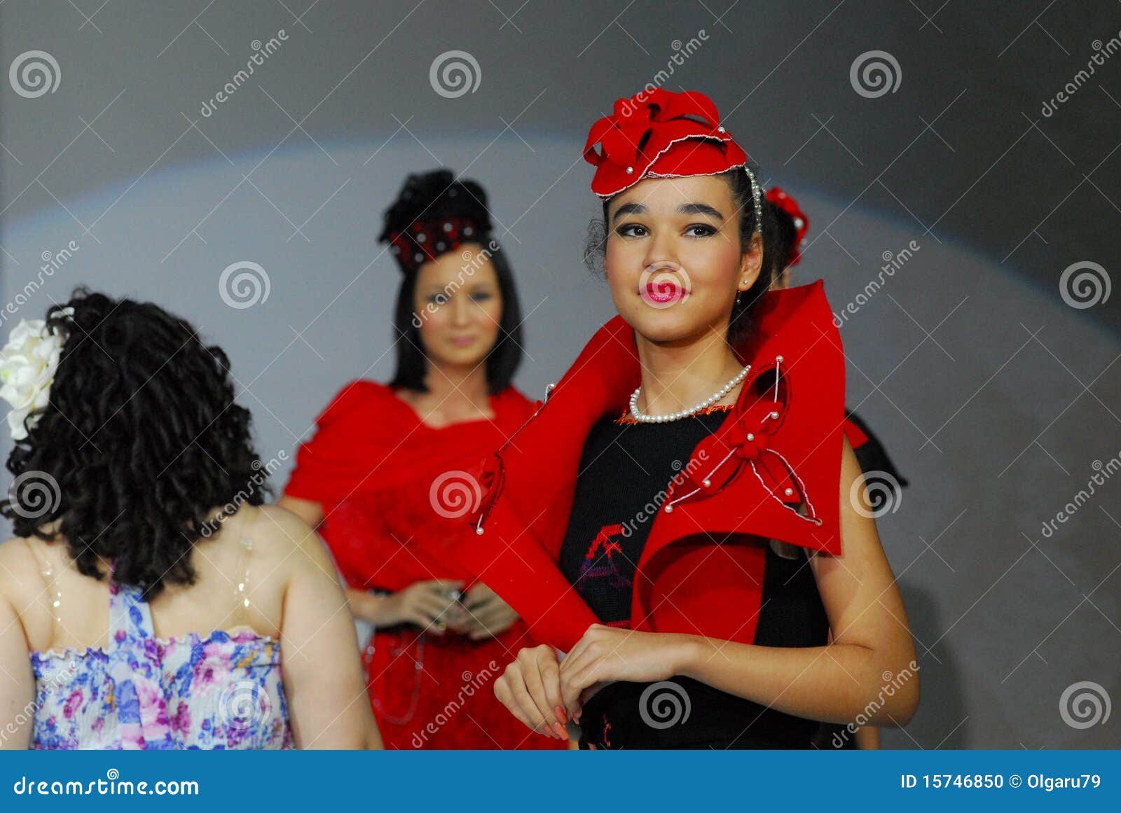 Two Model on a Student S Fashion Parade Editorial Image - Image of ...