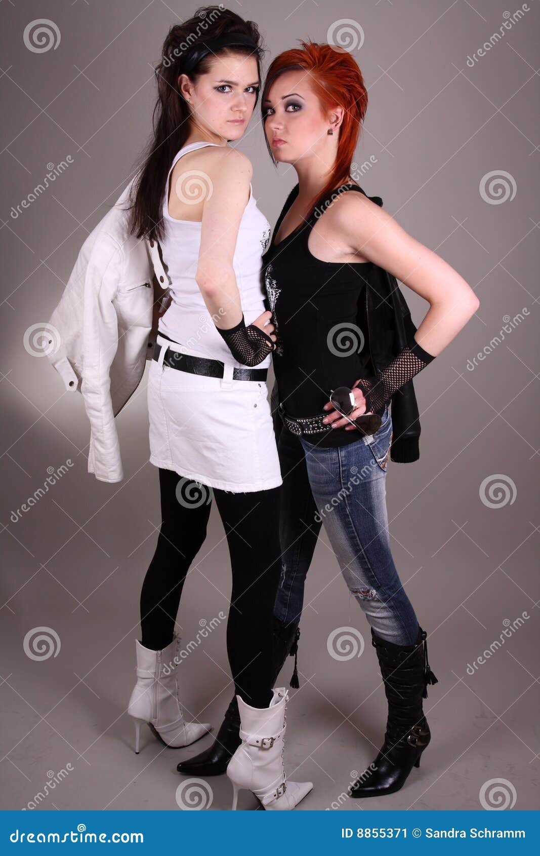 Two models stock image. Image of caucasian, female, light - 8855371