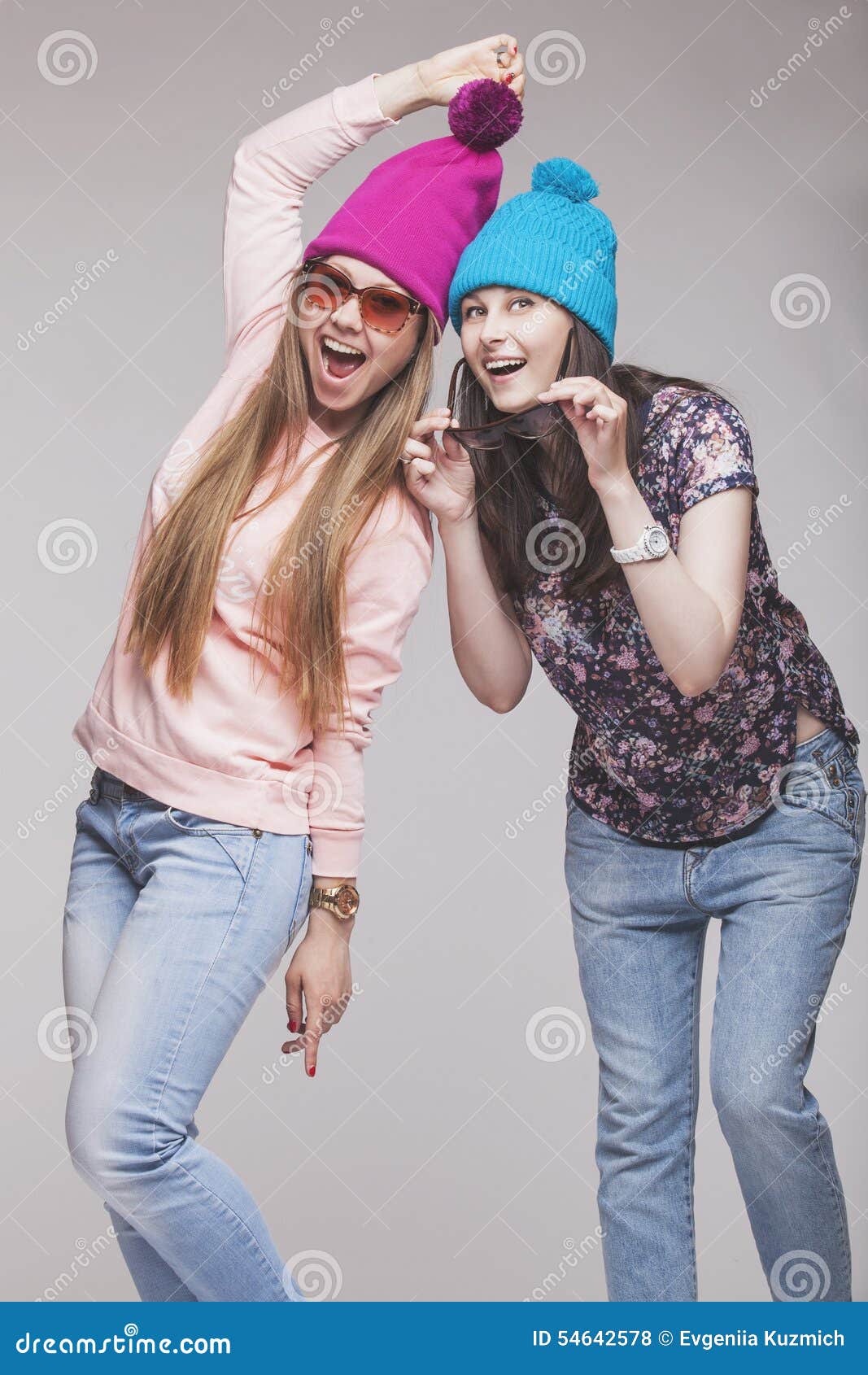 Two Models of Women in the Studio Stock Photo - Image of couple, model ...