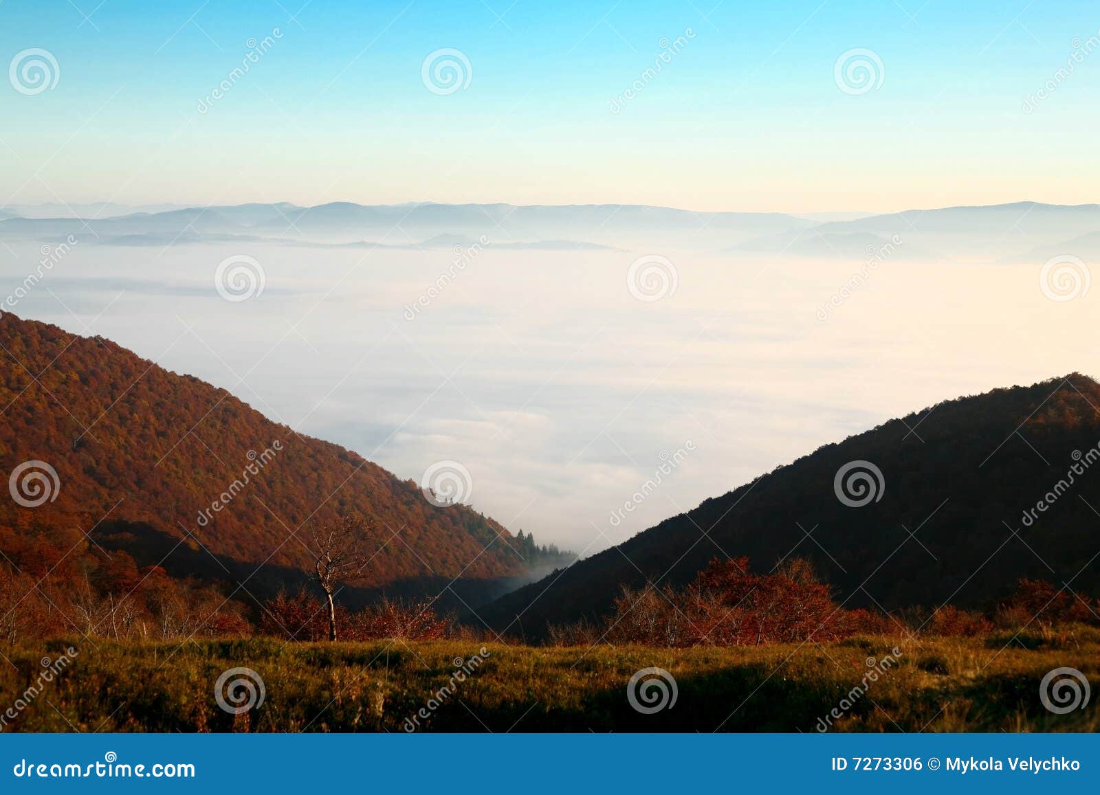 Two mountains stock photo. Image of white, cloud, beautiful - 7273306
