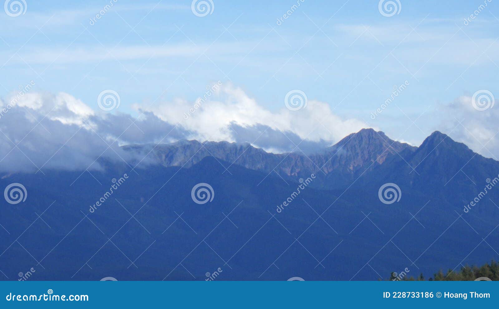 Parallel mountains stock photo. Image of dist, distance - 228733186