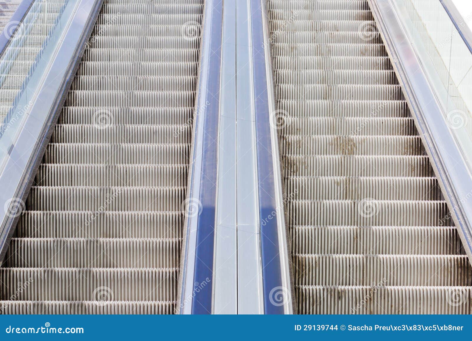 Two moving stairs stock photo. Image of construction - 29139744