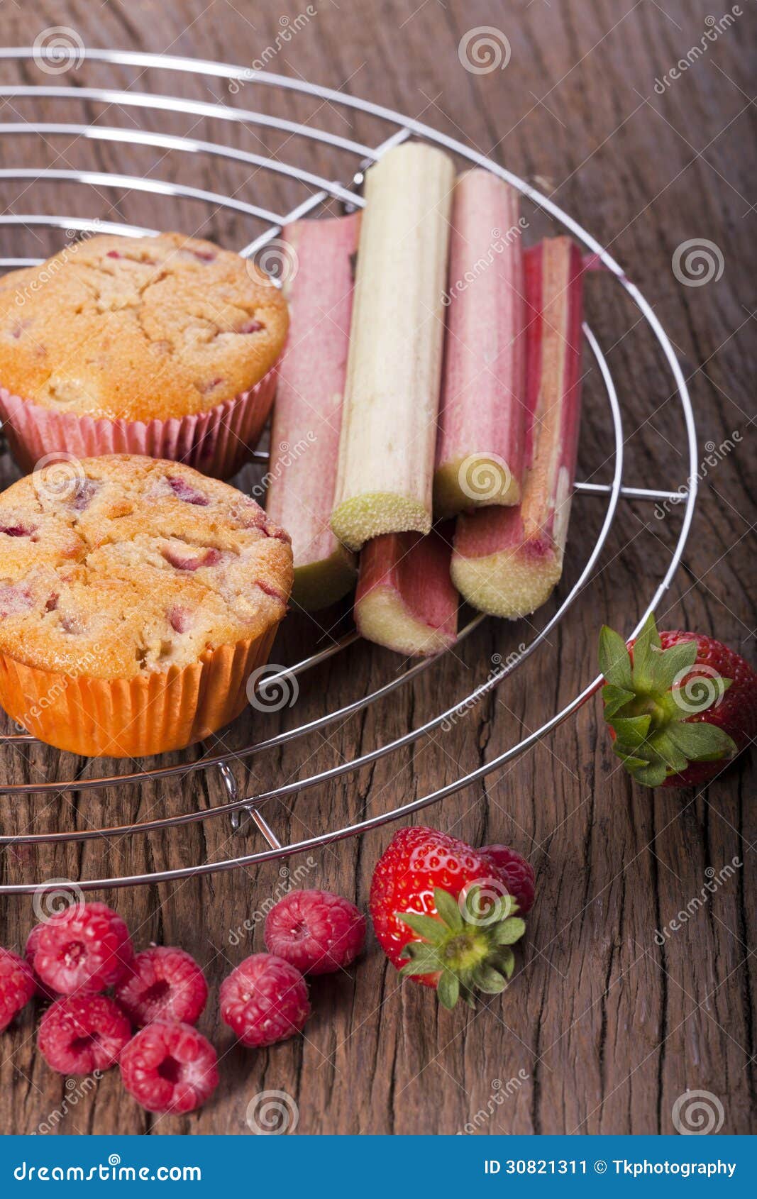 Two Muffins stock image. Image of cake, sweet, board - 30821311
