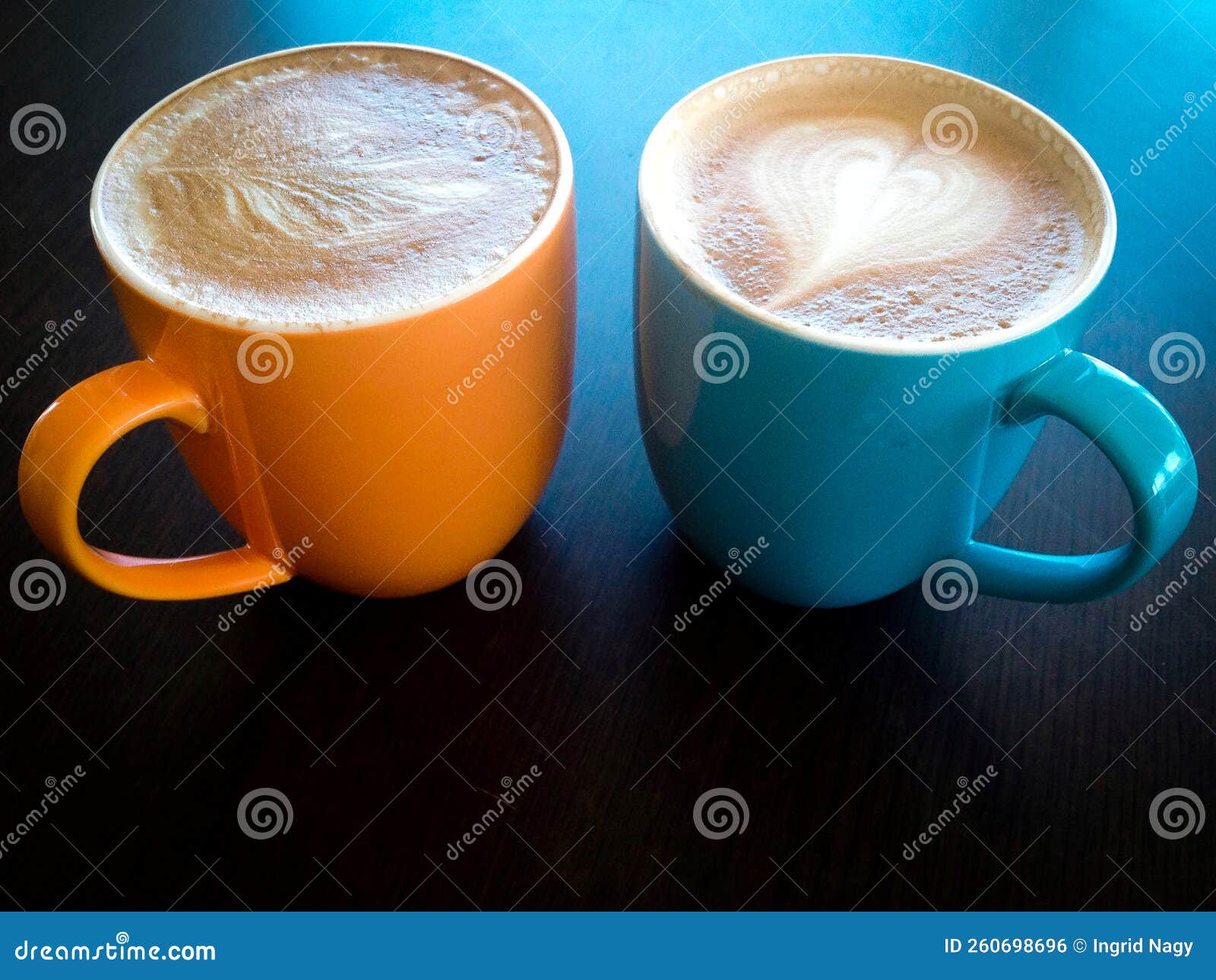 His and her mug of coffee stock photo. Image of mugs - 260698696