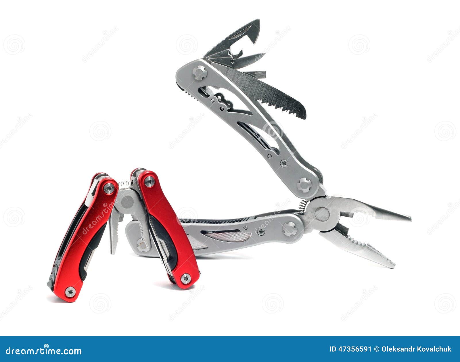 Two multi plier tools stock image. Image of bottle, clip - 47356591