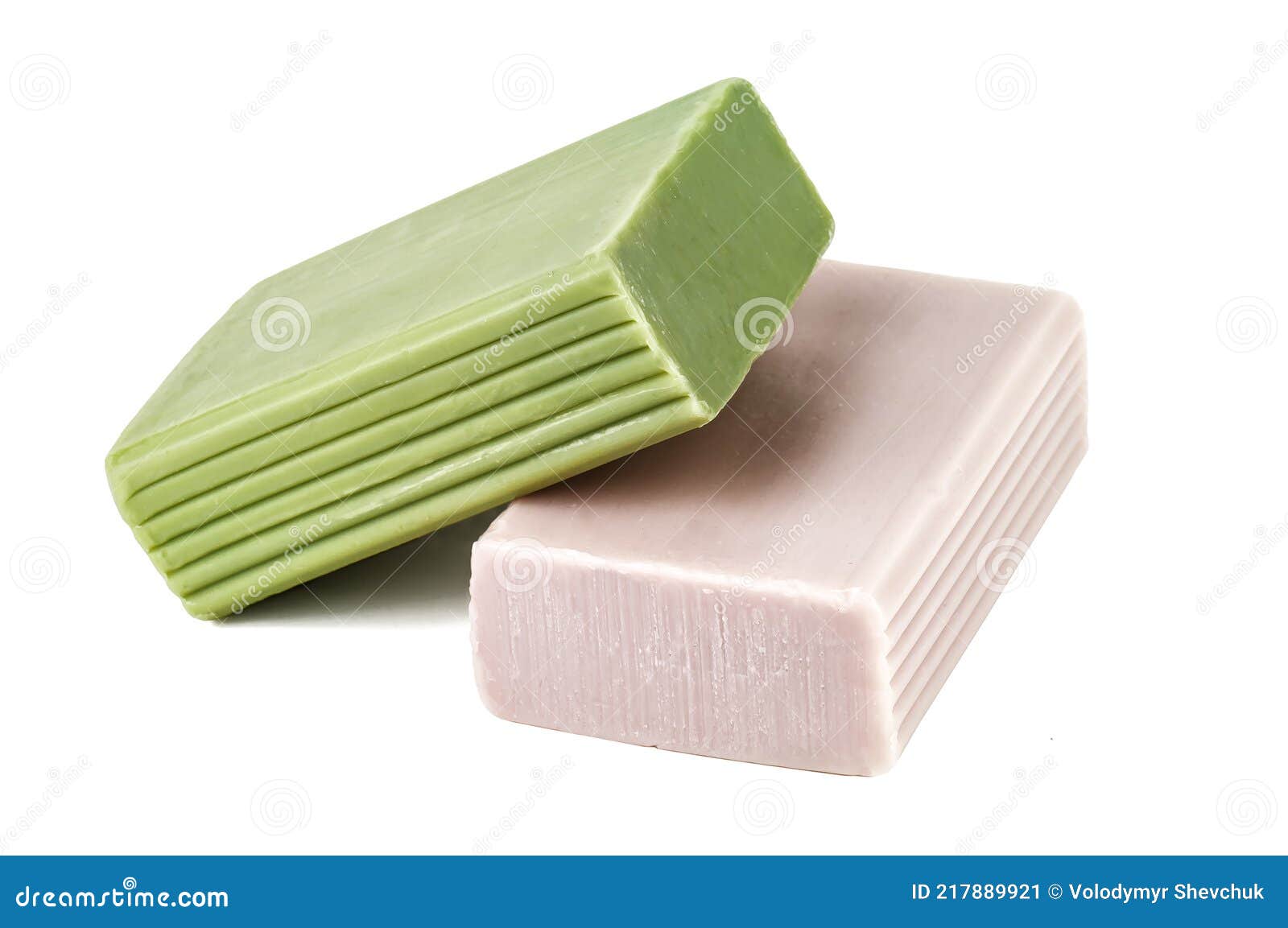 Two natural soap on white stock image. Image of clean - 217889921
