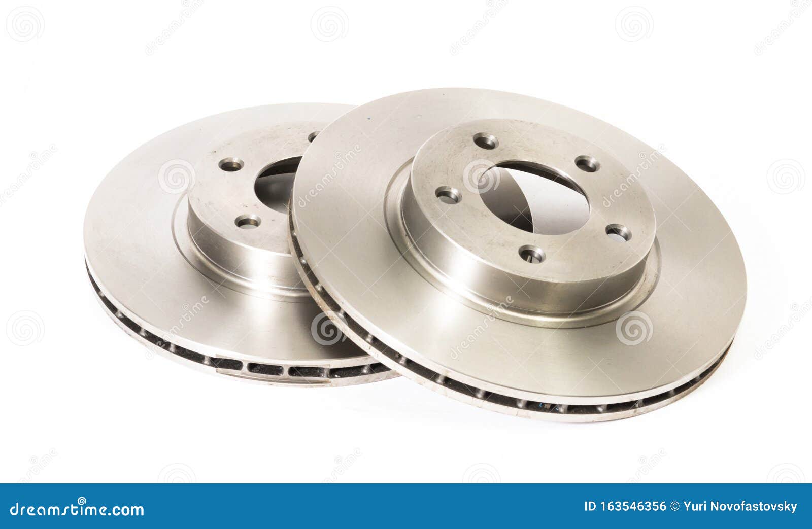 Two New Brake Discs for a Car Stock Photo - Image of product, brakes ...