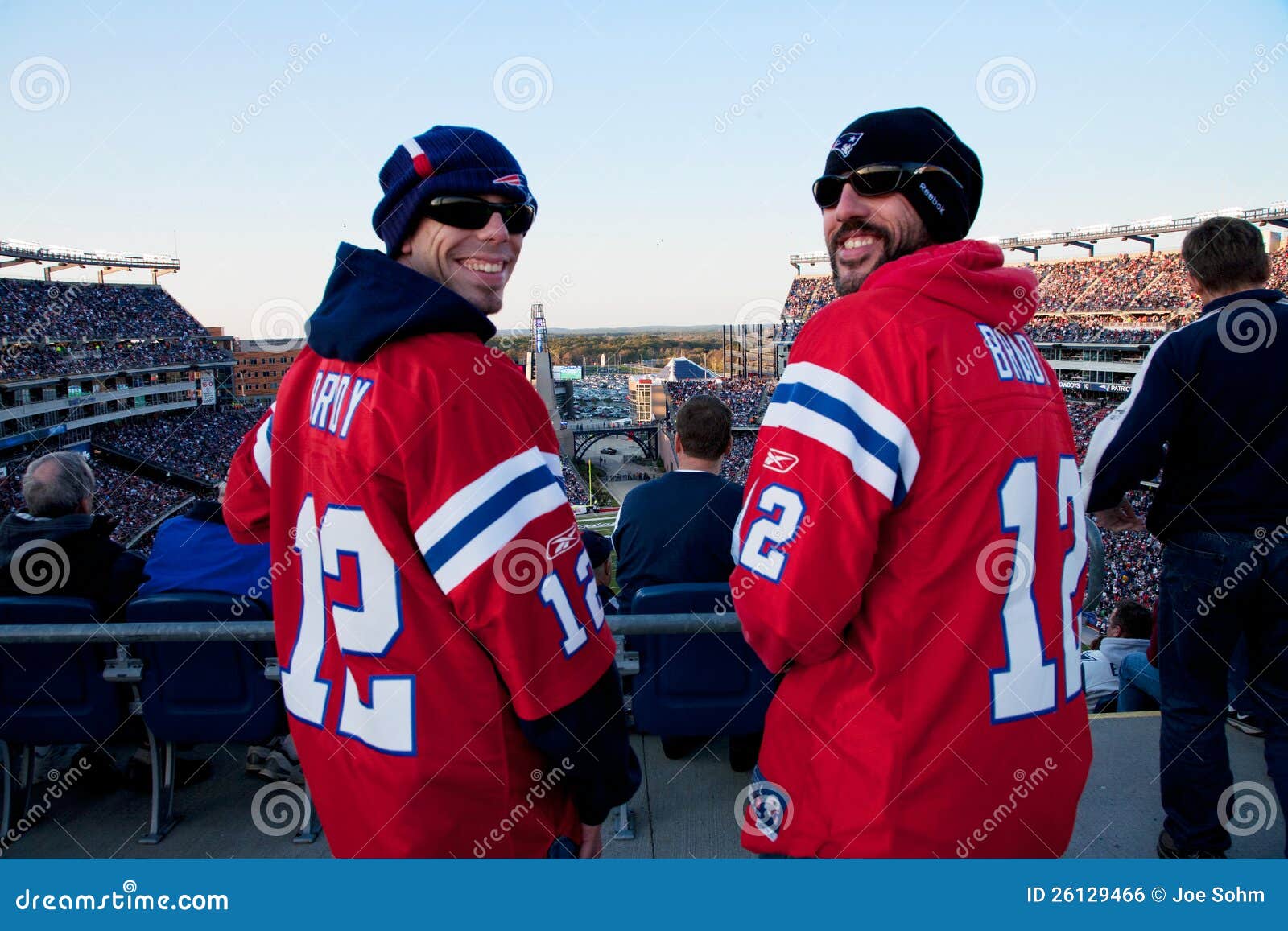Two New England Patriots Fans Editorial Photo - Image of league ...