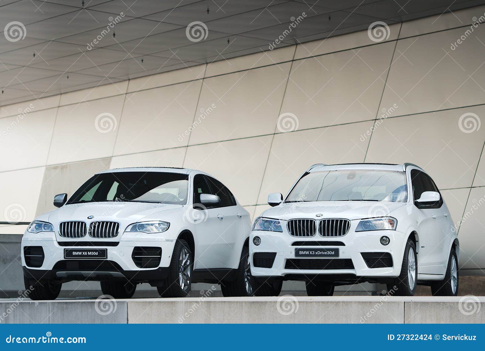 Two New White BMW S X-series Editorial Stock Image - Image of outdoor ...