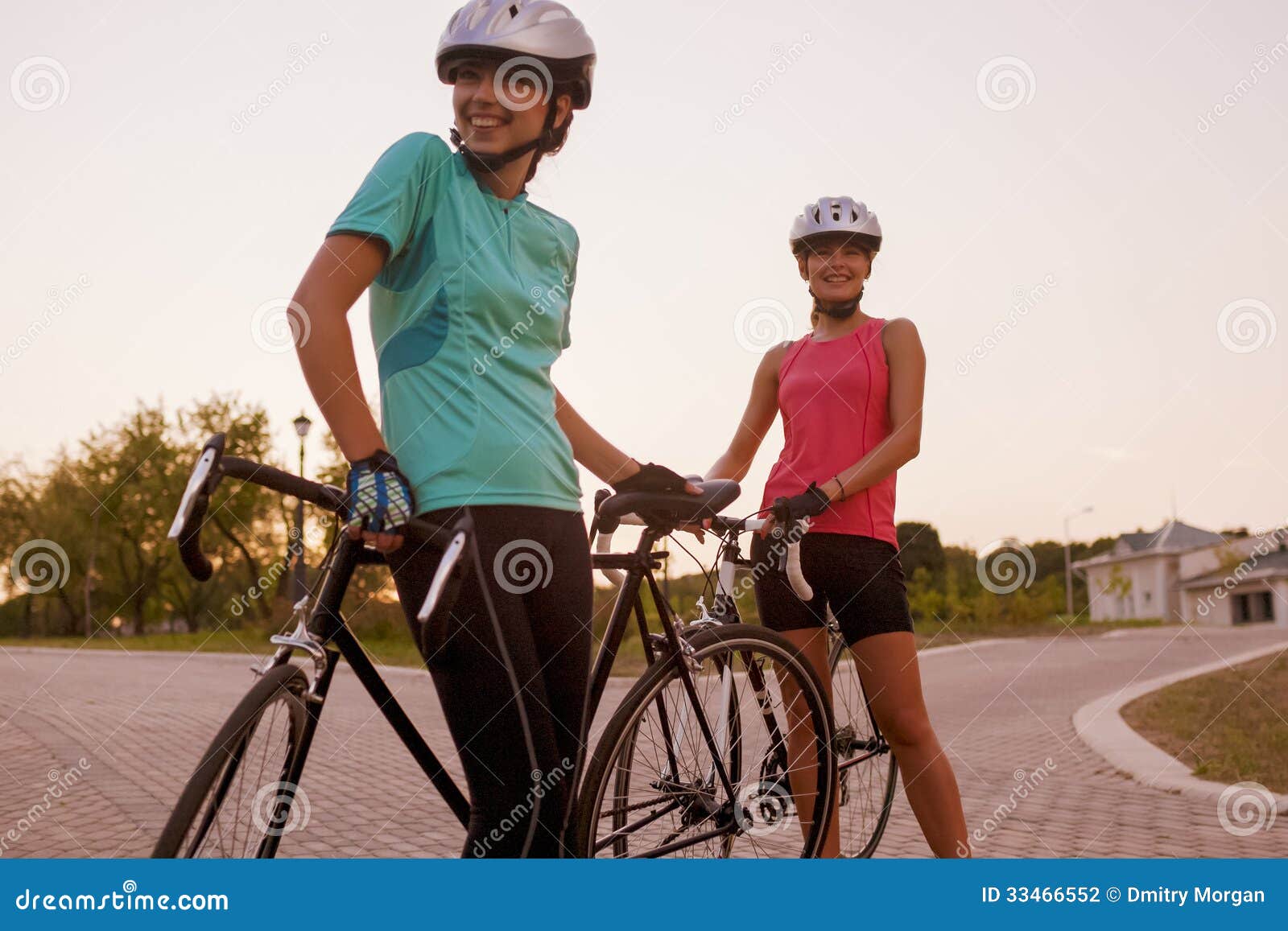 Two Nice Caucasian Female Athletes Together Stock Photo - Image of ...