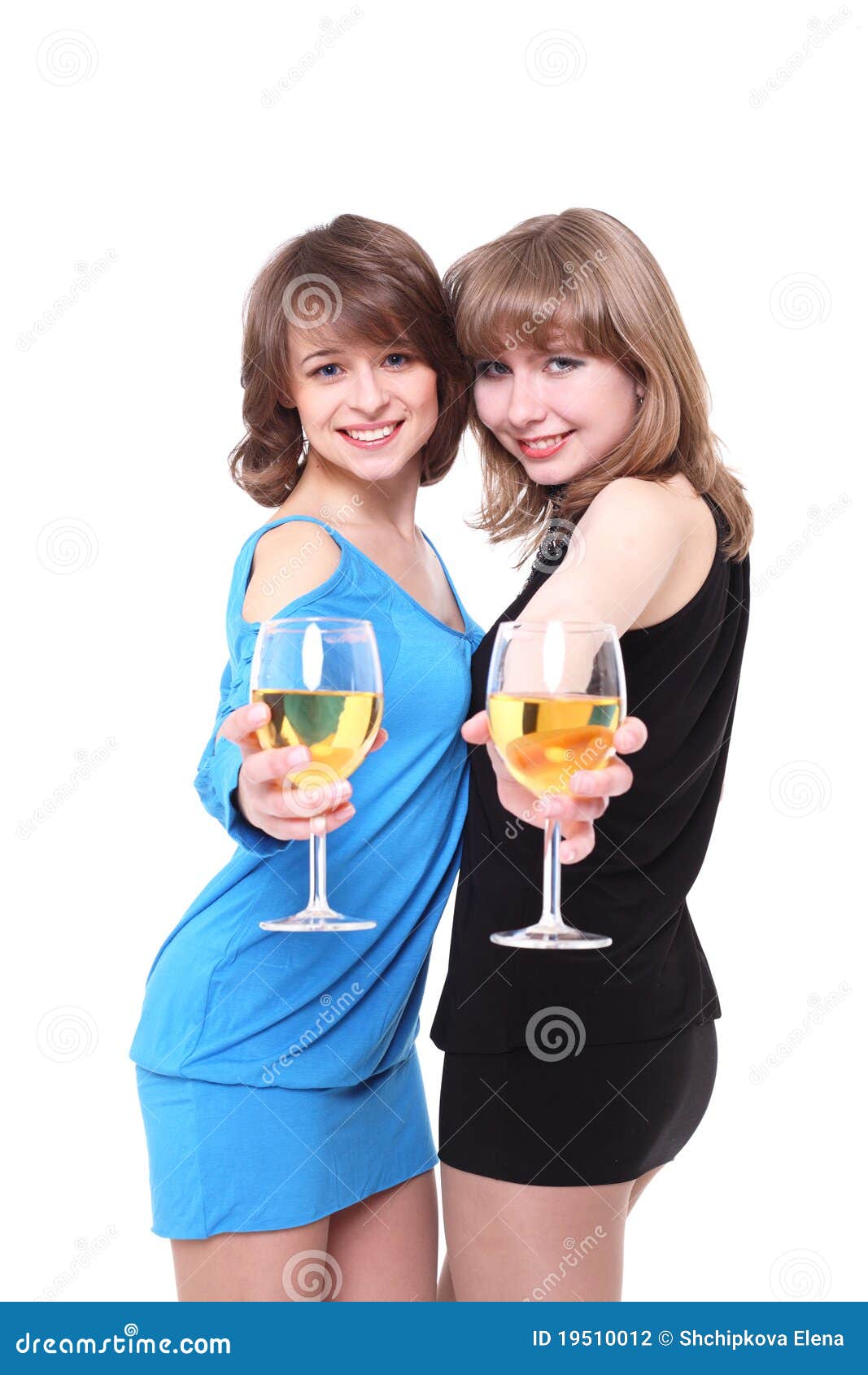 Two nice girls stock photo. Image of beauty, birthday - 19510012
