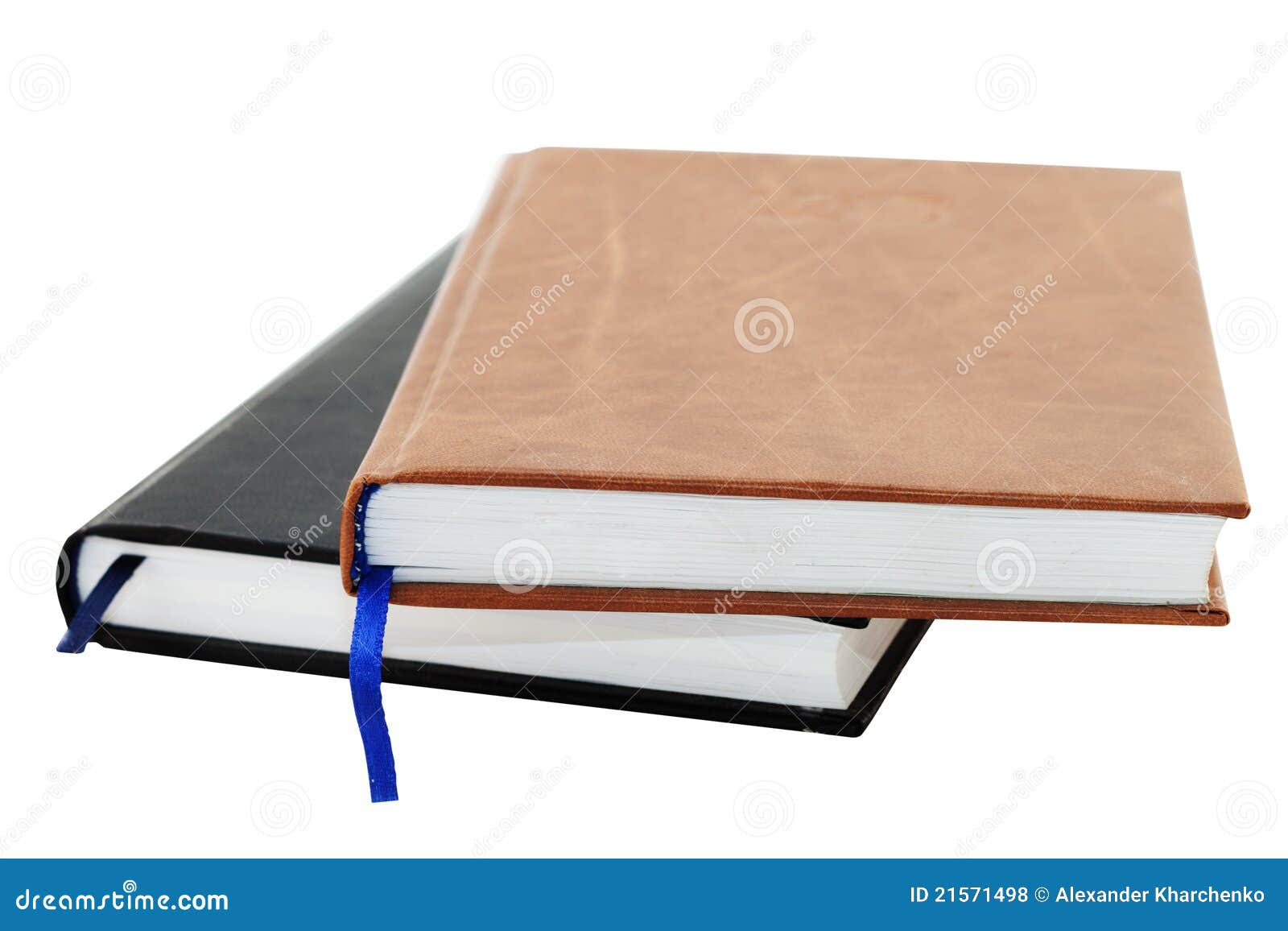 Two notebooks stock photo. Image of daytimer, diary, leather - 21571498