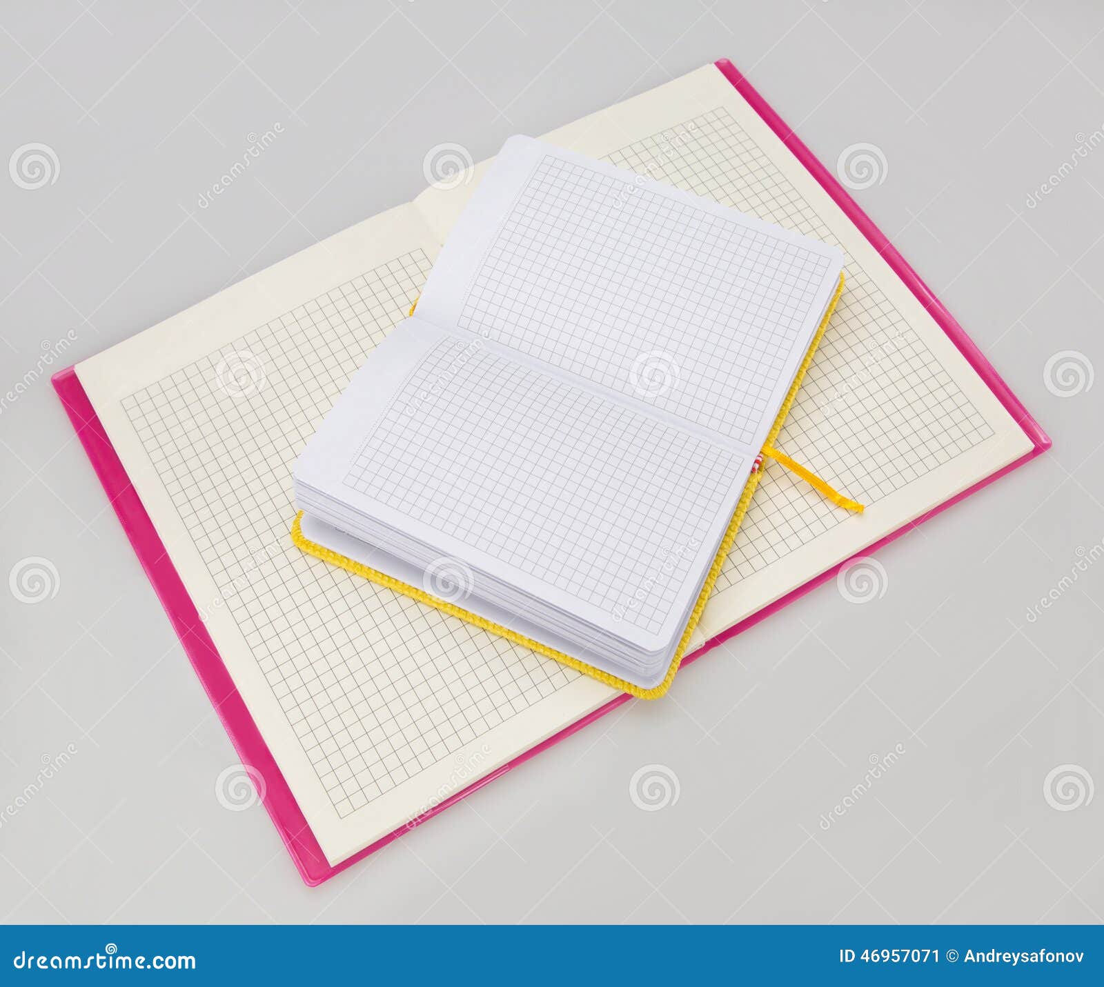 Two notebooks stock image. Image of notebooks, paper - 46957071