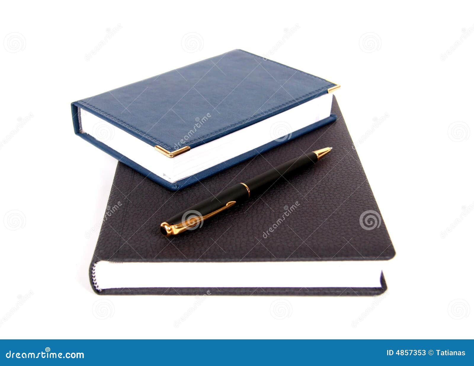 Two Notebooks With Pen. Picture Image: 4857353