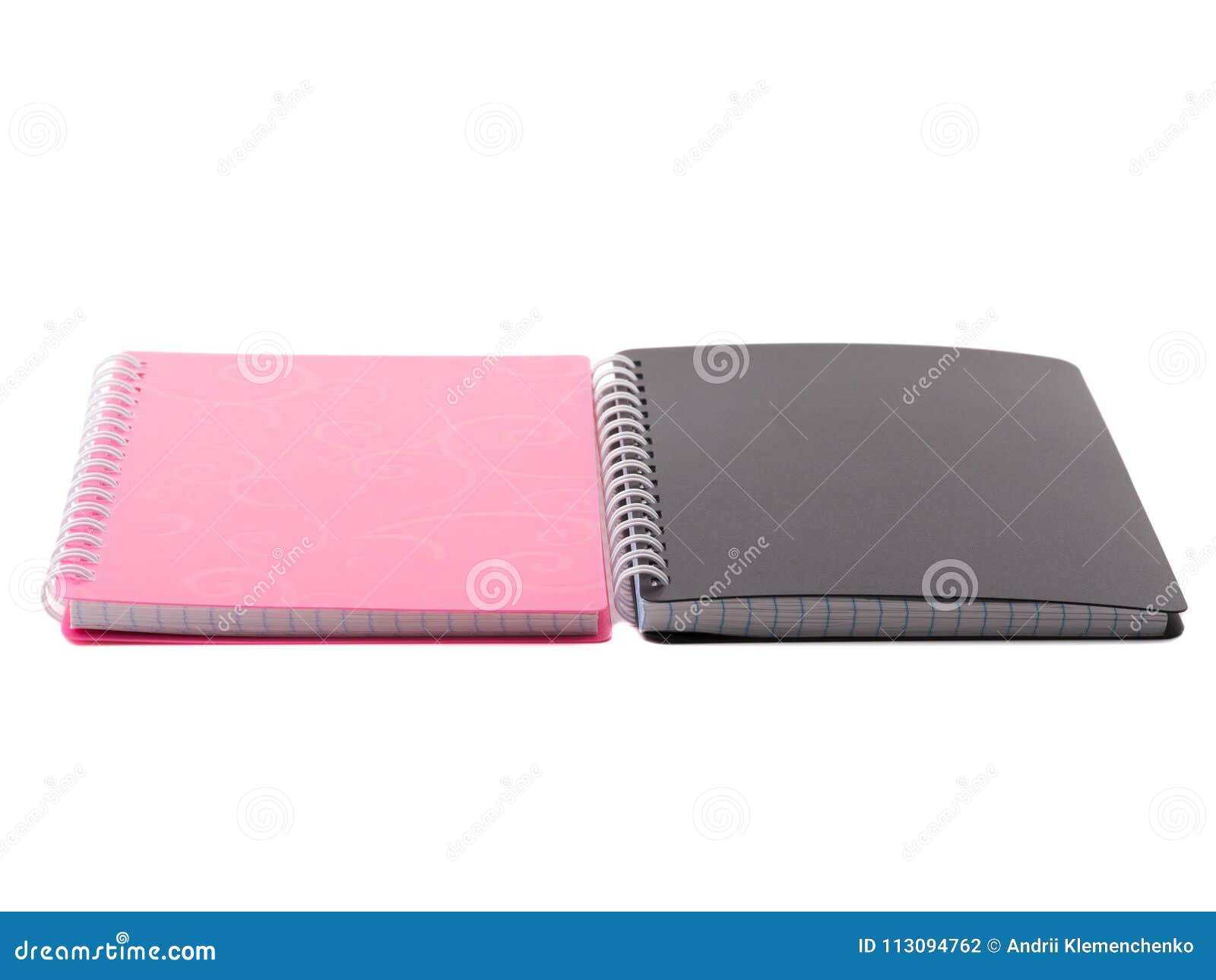 Two Notebooks on a White Background Stock Photo - Image of binder ... Two Notebooks on a White Background Stock Photo - Image of binder ...