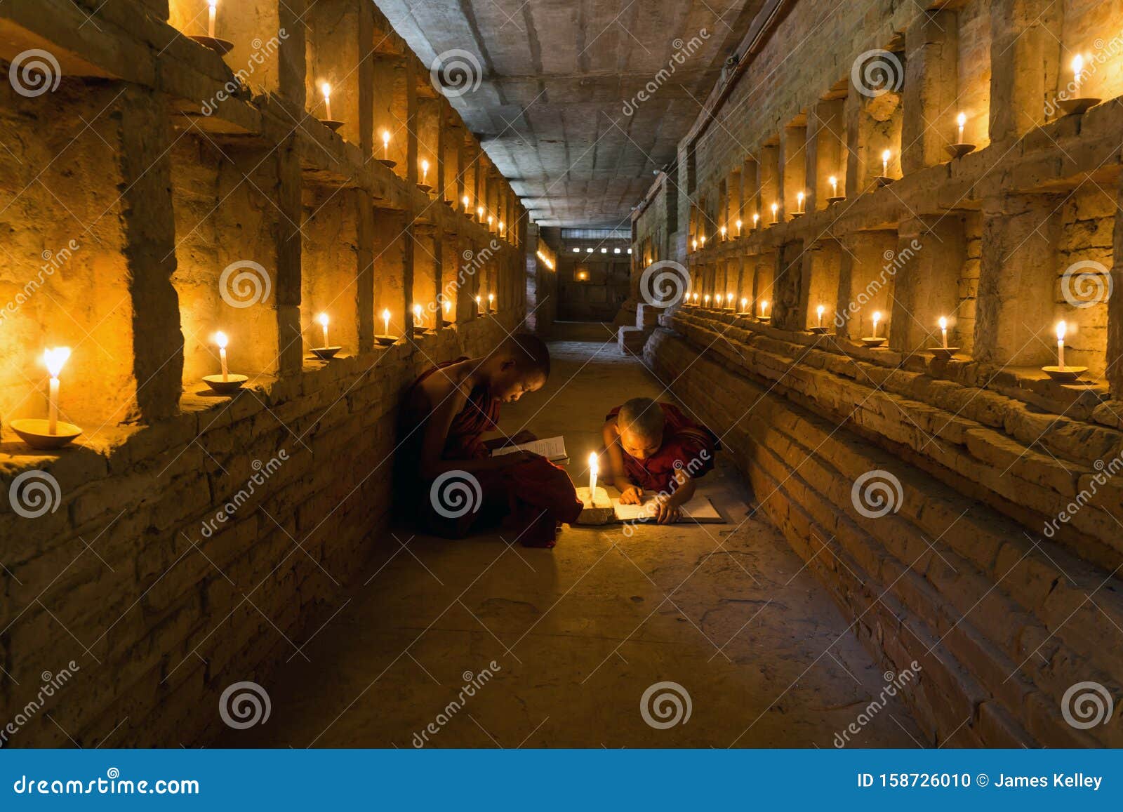 Inside Bagan Buddhist Temple Stock Photography | CartoonDealer.com ...