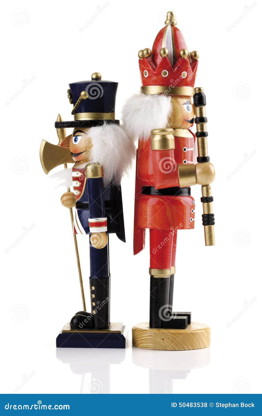 Two Nutcrackers Back-to-back Stock Photo - Image of white, nature: 50483538