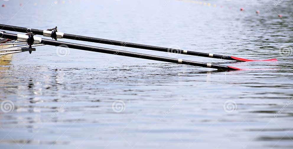 Two Oars stock image. Image of sports, watersports, riggers - 19437419