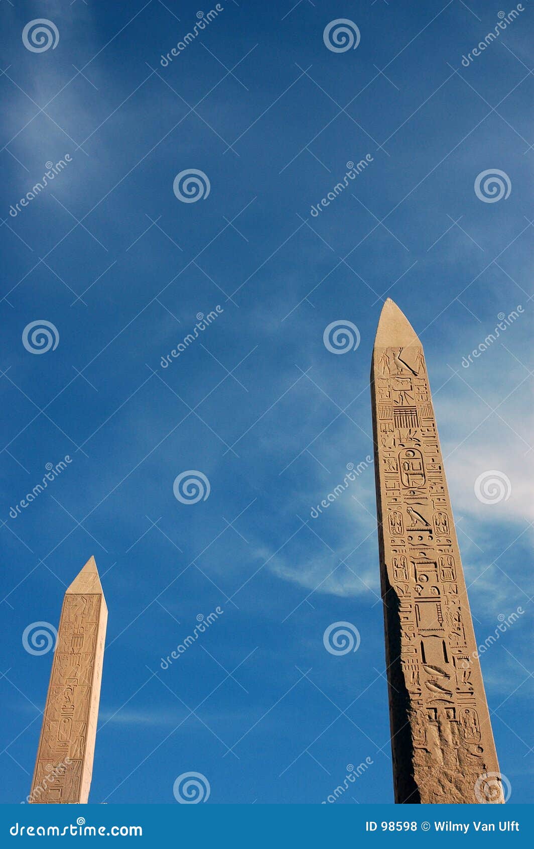 Two obelisks stock photo. Image of travel, couple, vacation - 98598