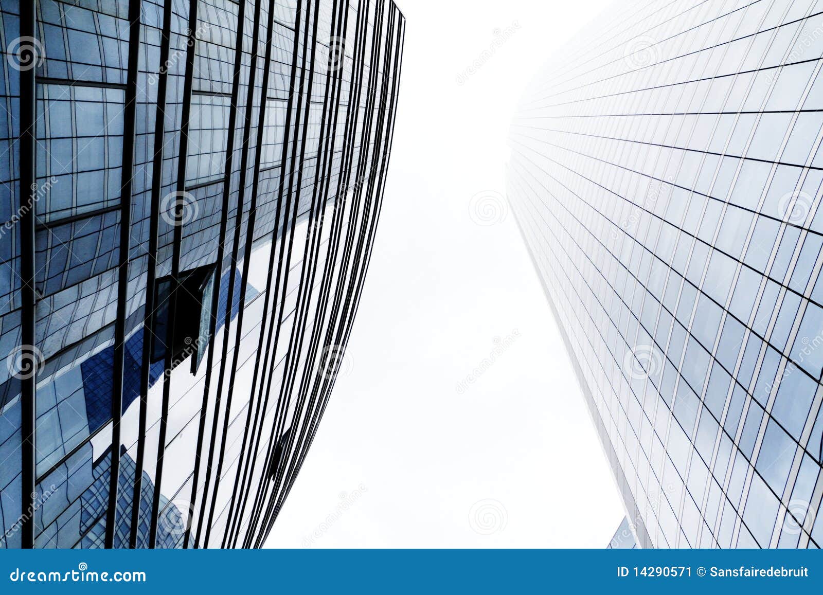 Two office buildings stock image. Image of skyscraper - 14290571