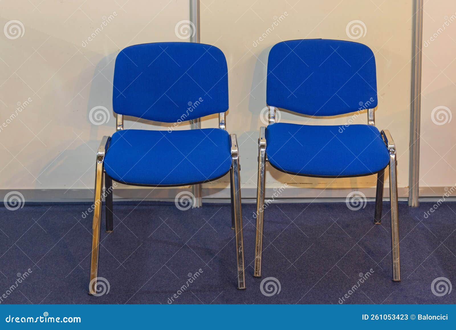Two Office Chairs stock image. Image of interior, simple - 261053423