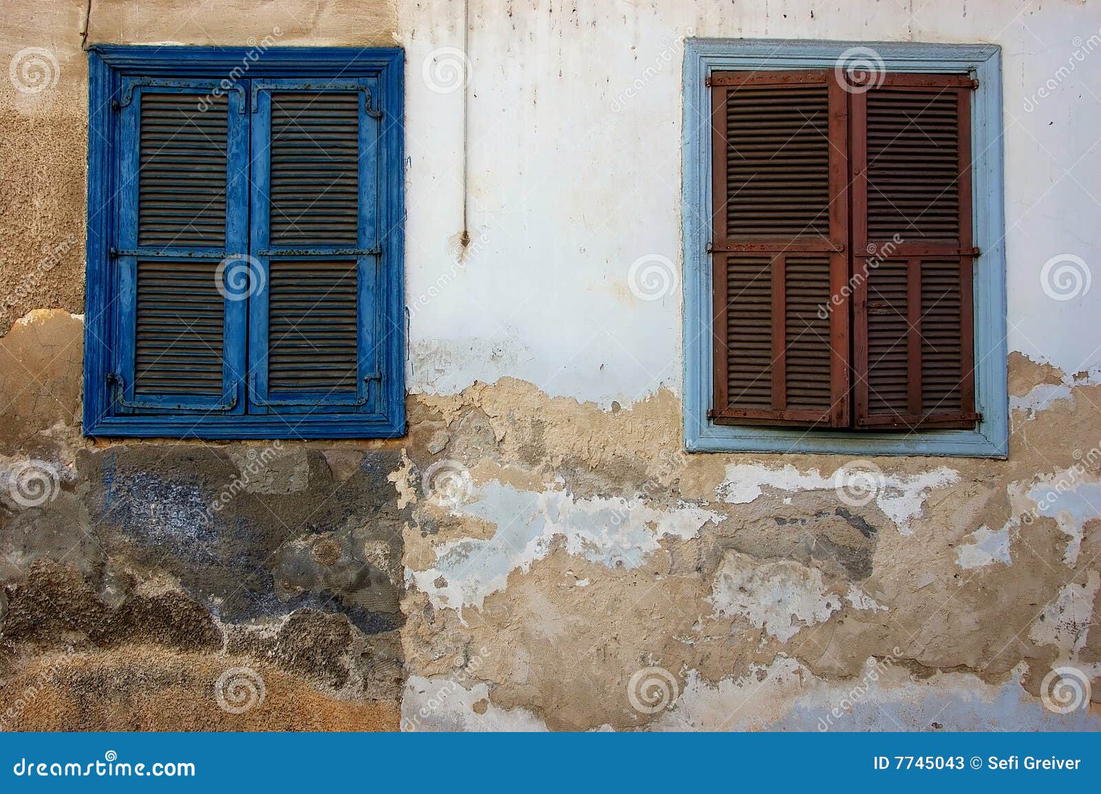 Two old blue windows stock image. Image of rasted, white - 7745043