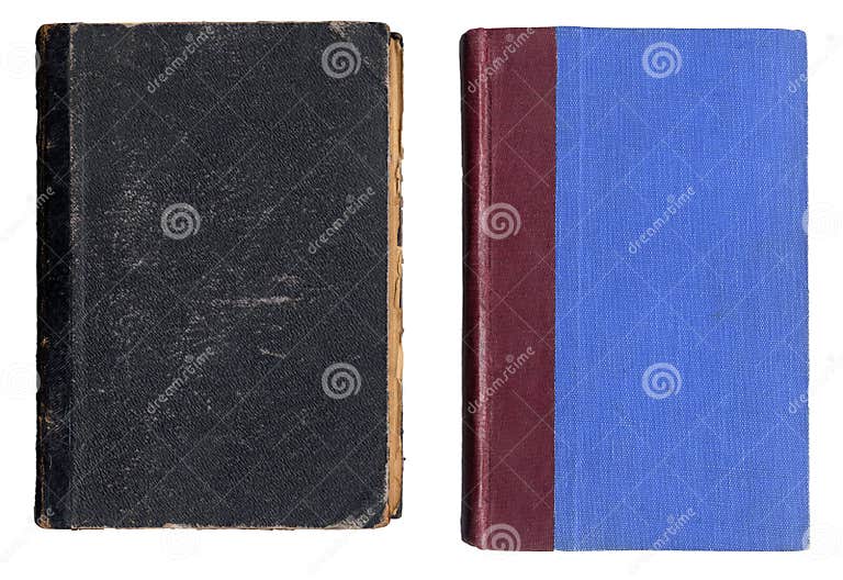 Two Old Book Covers stock photo. Image of canvas, literature - 23877212