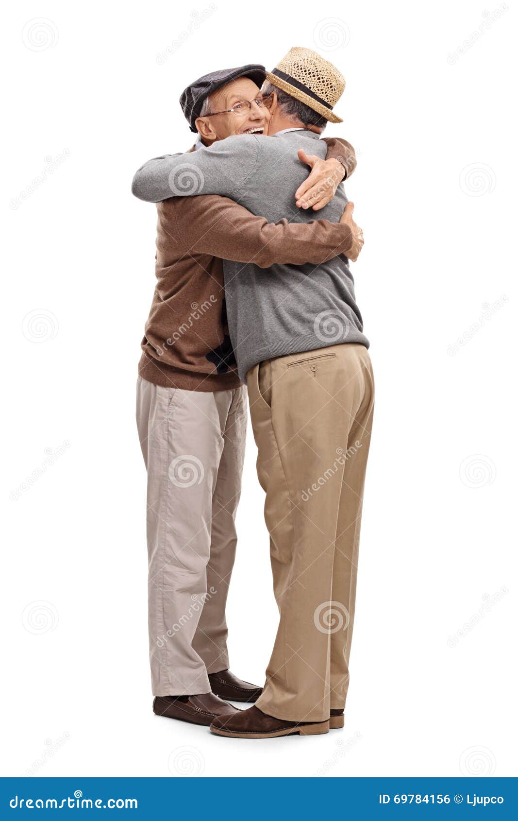 Male Friends Hugging