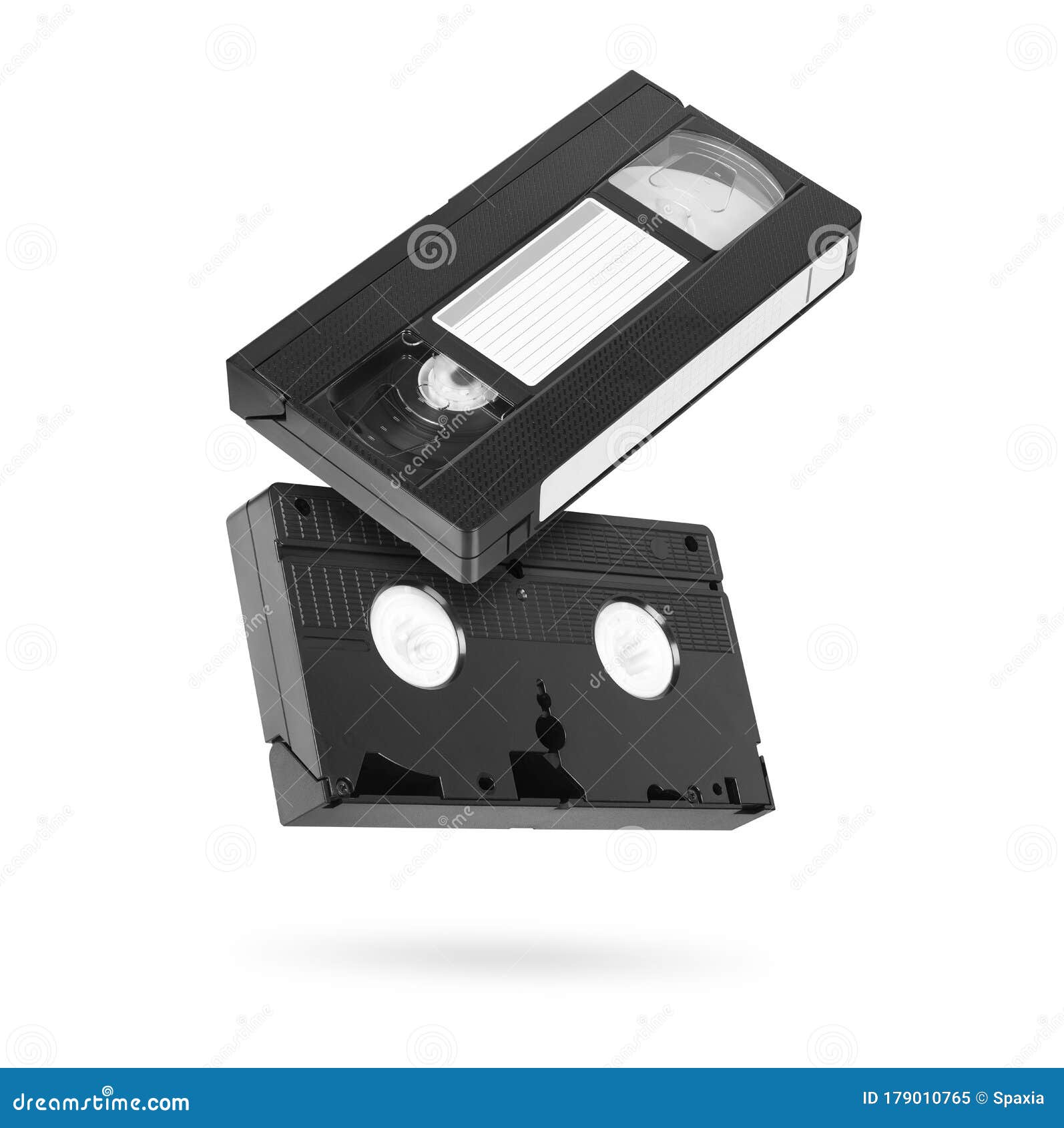 Two Old Video Tapes Isolated on a White Background Stock Image - Image ...