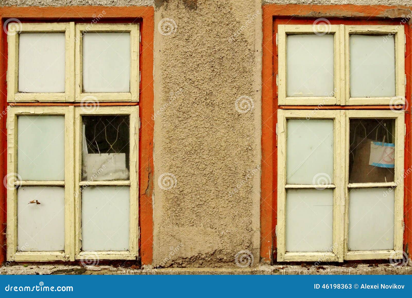 Two Old Windows stock image. Image of outdoors, dirty - 46198363