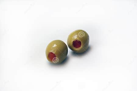 Two olives stock image. Image of isolated, olives, white - 8523647
